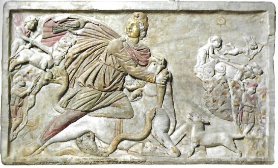 ROMA. Museo Nazionale Romano. Rilievo mitraico. – Mitraismo.info